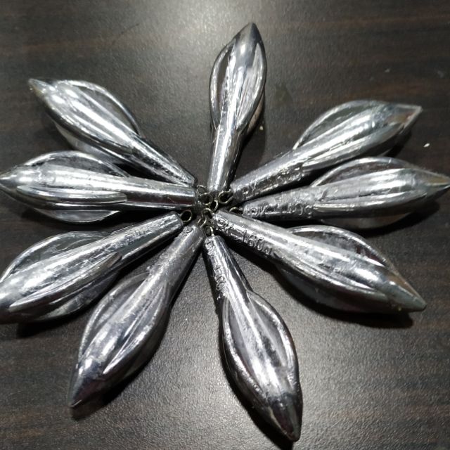 Batu Ladung Pancing Pantai ตะกั่วตกปลา 130 กรัม -160 กรัม 304 พร้อมตะขอ ...