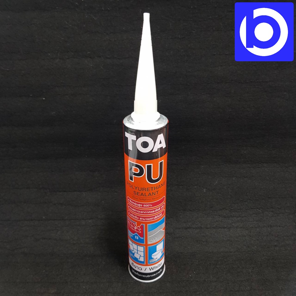 TOA โพลียูรีเทน ซีลแลนท์ วัสดุอุดรอยต่อ Polyurethane Sealant ขนาด 310ml. สีขาว (White) | Shopee ...
