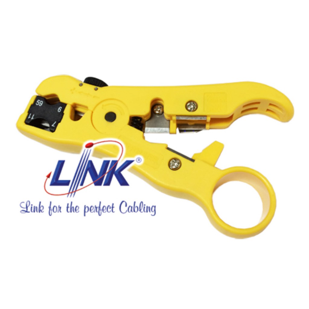 LINK UC-8145 คีมปอกสาย RG, STRIPPING TOOL RG59, RG6, RG11 for F- Type, BNC | Shopee Thailand