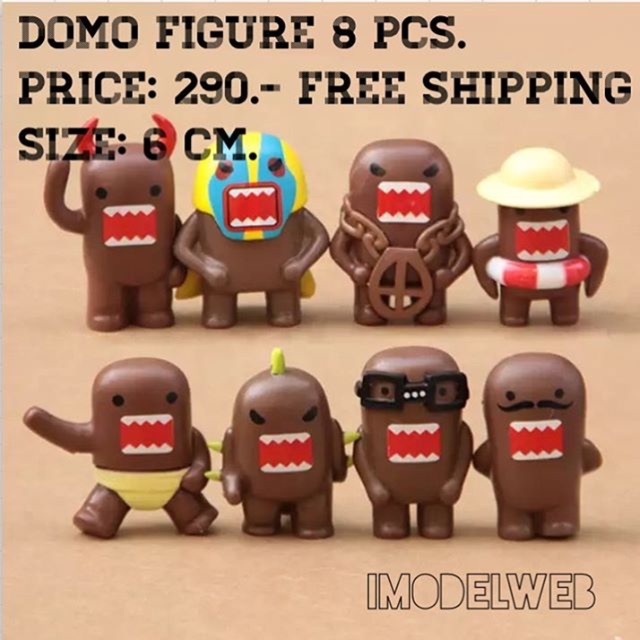 Domo figure ชุด 8 ตัว | Shopee Thailand