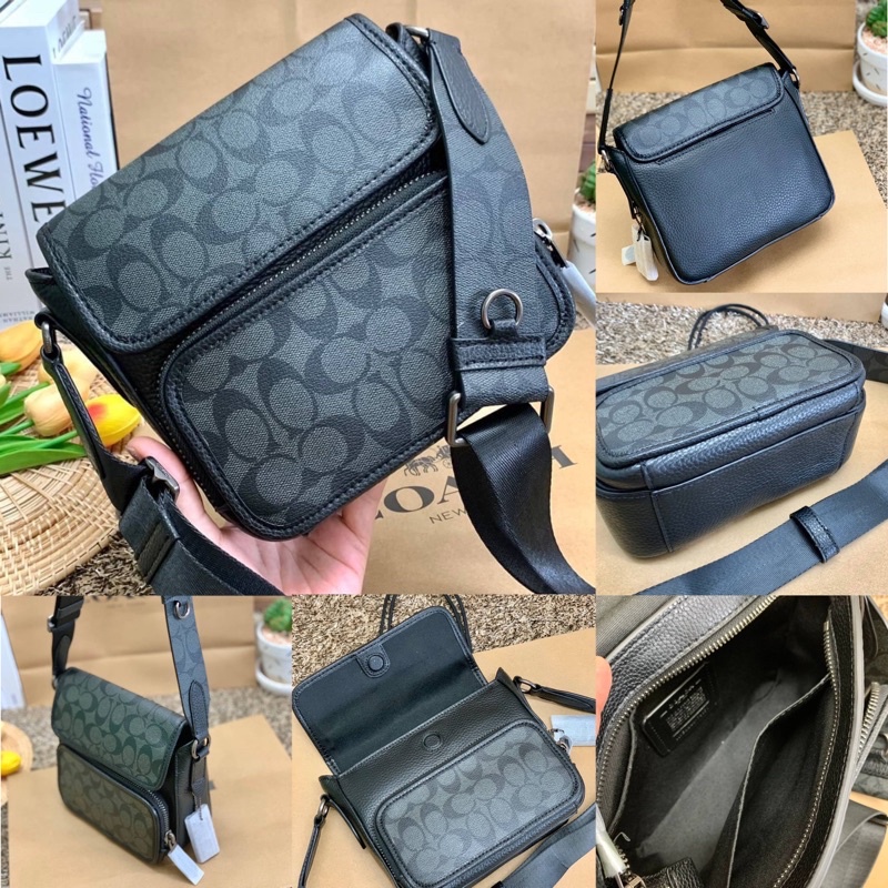 COACH SULLIVAN FLAP CROSSBODY IN SIGNATURE | Shopee Thailand