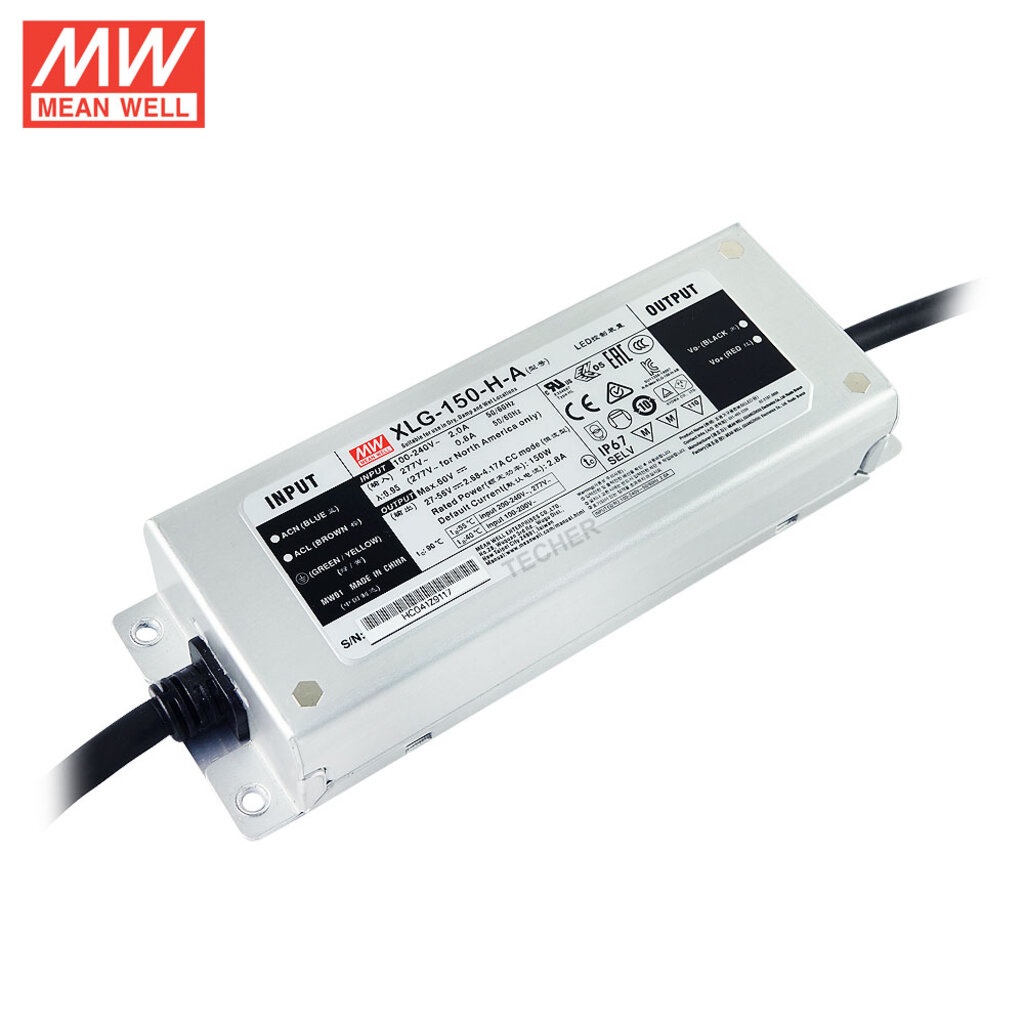 MEAN WELL XLG-150-H-A Constant Power LED Driver 27~56V 150W | Shopee ...