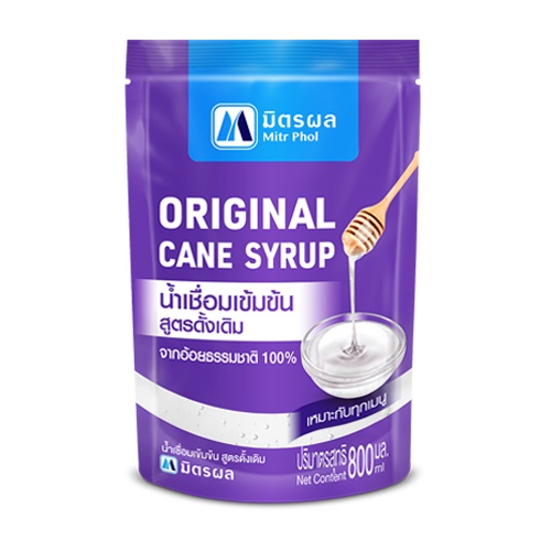 Mitr Phol Natural Cane Syrup มิตรผล น้ำเชื่อม (มี 2 ขนาด: 800 มล. / 1.8 ...