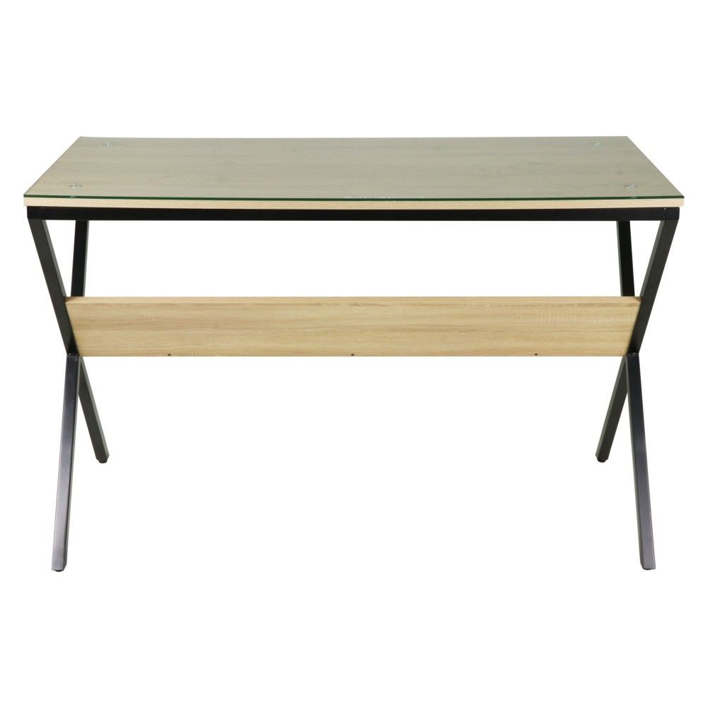 Desk DESK FURDINI CHEVY CT-3601 120CM LIGHT OAK Office furniture Home ...