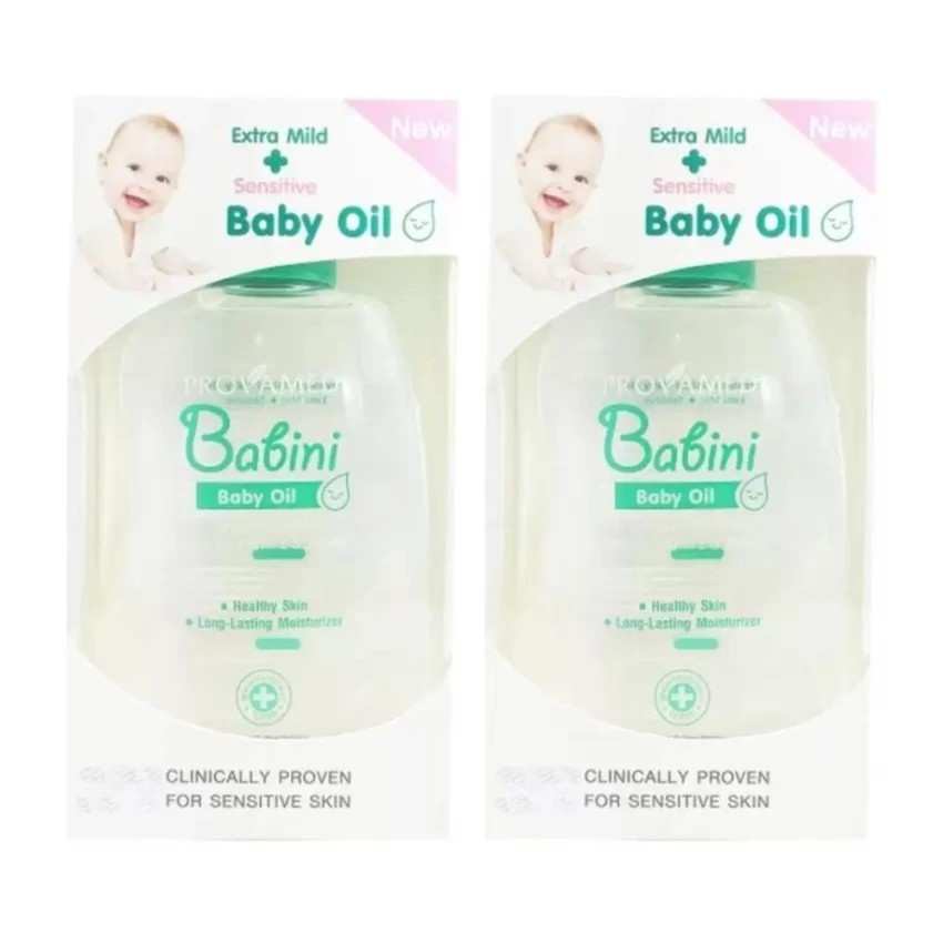 Provamed Babini Baby Oil 160 ml บำรุงผิวหลังอาบน้ำ x 2 ขวด | Shopee ...