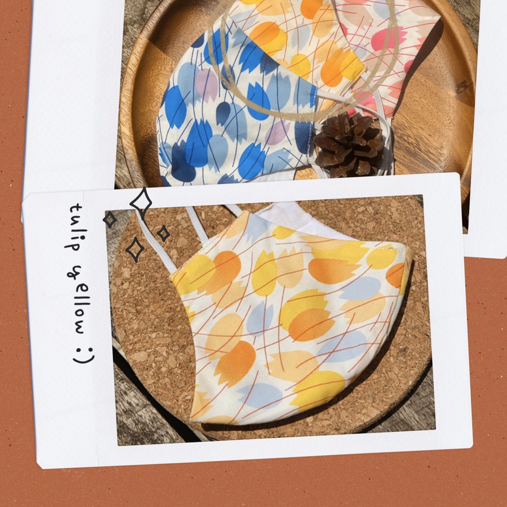 Lynin - M A S K ผ้าคอตตอน 3 ชั้น มีช่องใส่แผ่นกรอง | Shopee Thailand