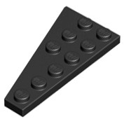 Lego part (ชิ้นส่วนเลโก้) No.54383 Wedge, Plate 6 x 3 Right | Shopee ...