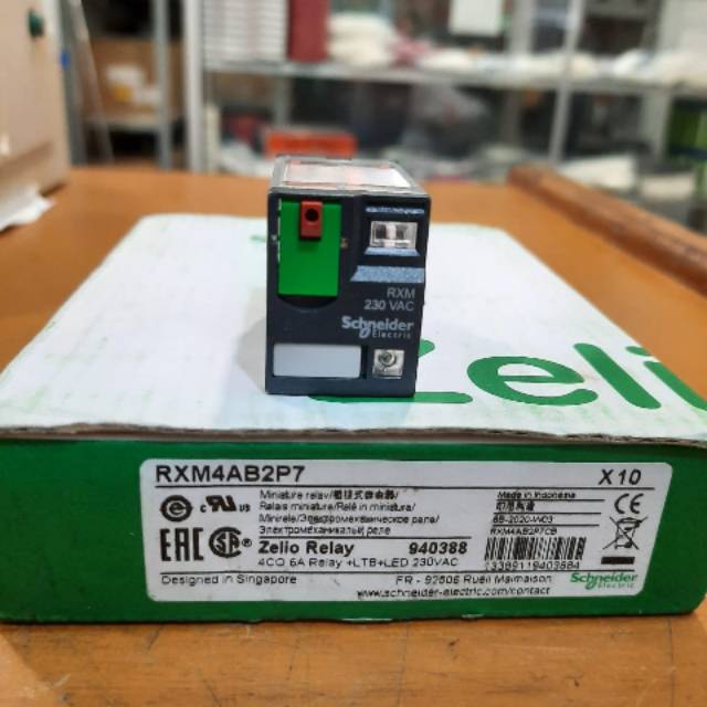Schneider รีเลย์ zelio Rxm4AB2p7 230v | Shopee Thailand