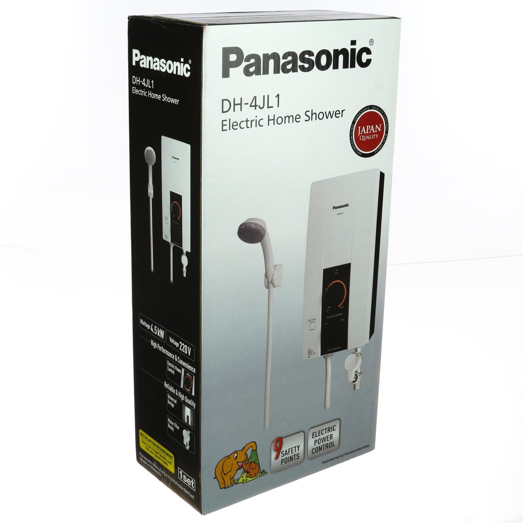 เครื่องทำน้ำอุ่น PANASONIC 4500 วัตต์ รุ่น DH-4JL1 | Shopee Thailand