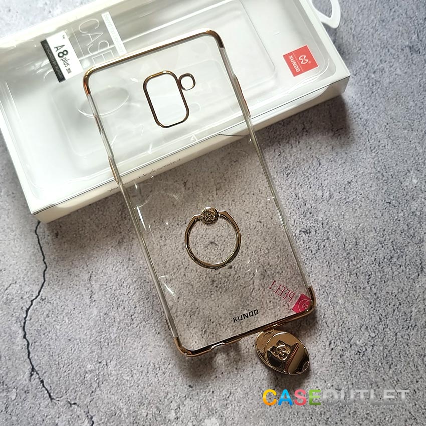 เคส Samsung A8 2018 A8+ A8 plus | S9+ s9 plus XUNDD ใส แข็ง ติดแหวน ตั้งได้ ของแท้ เคสใสบาง มา ...