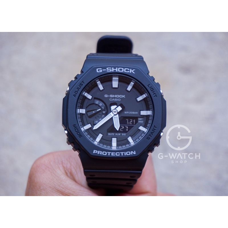 CASIO G-SHOCK GA-2100-1A, GA-2100-1, GA-2100 Carbon Core Guar [ประกันศูนย์บริษัทเซ็นทรัล CMG 1 ...