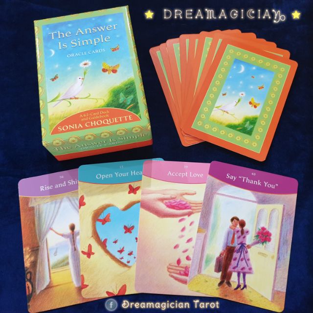 ไพ่ออราเคิลภาพสวย The Answer Is Simple/ไพ่ออราเคิลแท้/ไพ่ยิปซี/ไพ่ทาโร่ ...