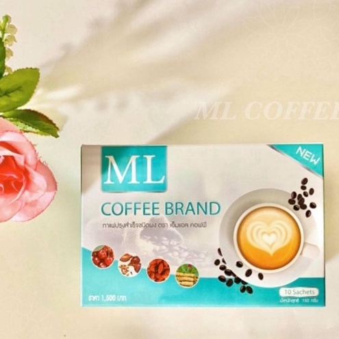 ML Coffee เอ็มแอล คอฟฟี่ กาแฟเอ็มแอล 1 กล่อง มี 10 ซอง ของแท้ | Shopee ...