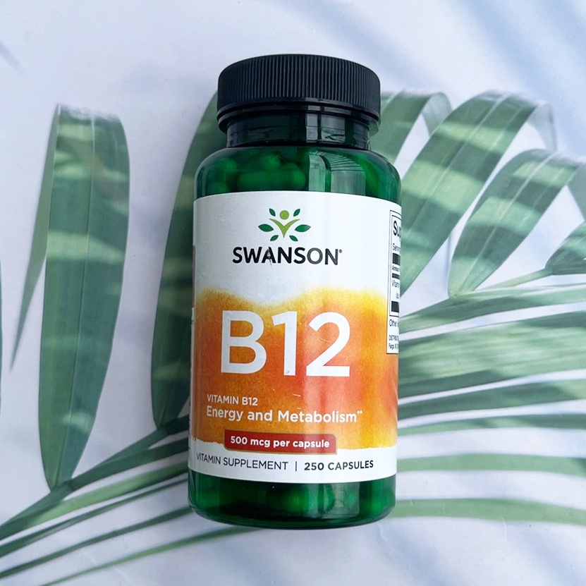 40% OFF ราคา Sale!! EXP: 7/24 (Swanson®) B12 (Cyanocobalamin) Energy ...