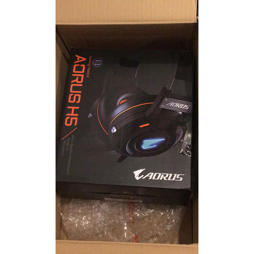 Gigabyte AORUS H5 RGB GAMING HEADSET หูฟังเกมมิ่ง | Shopee Thailand