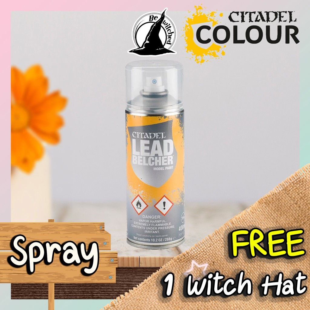 (Spray) LEADBELCHER SPRAY : Citadel Paint แถมฟรี 1 Witch Hat | Shopee ...
