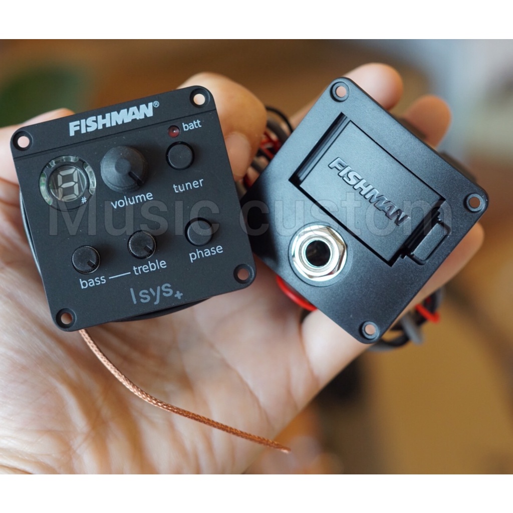 Fishman ISYS+ Equalizer Acoustic Guitar Pickup Preamp EQ Tuner Piezo Pickup งานจีน สินค้าพร้อม ...