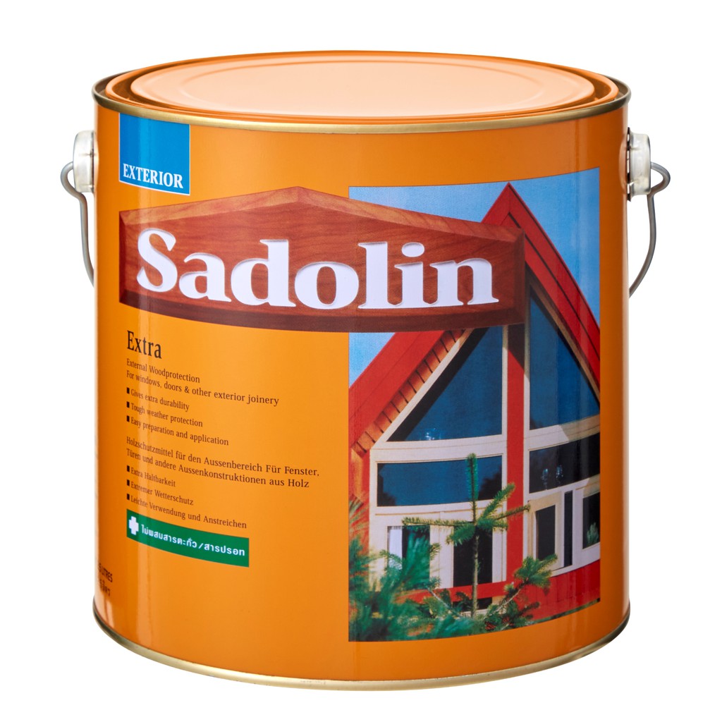 Sadolin Extra ซาโดลิน สีย้อมไม้ชนิดเงา เนื้อสีผลิตจาก อัลขีดเรซิ่น ทน ...