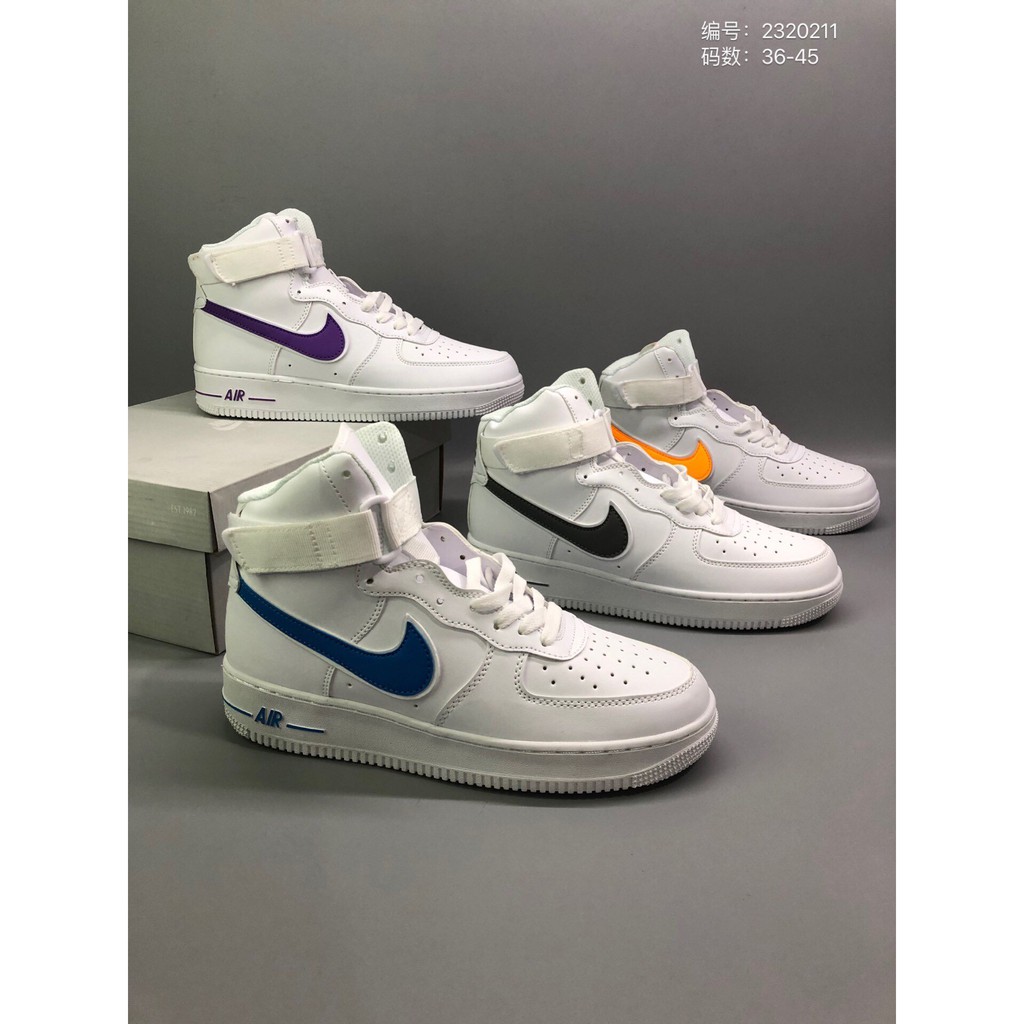 Nike Air Force 1 '07 AF1 High Cut Sneakers Skate Shoes | Shopee Thailand