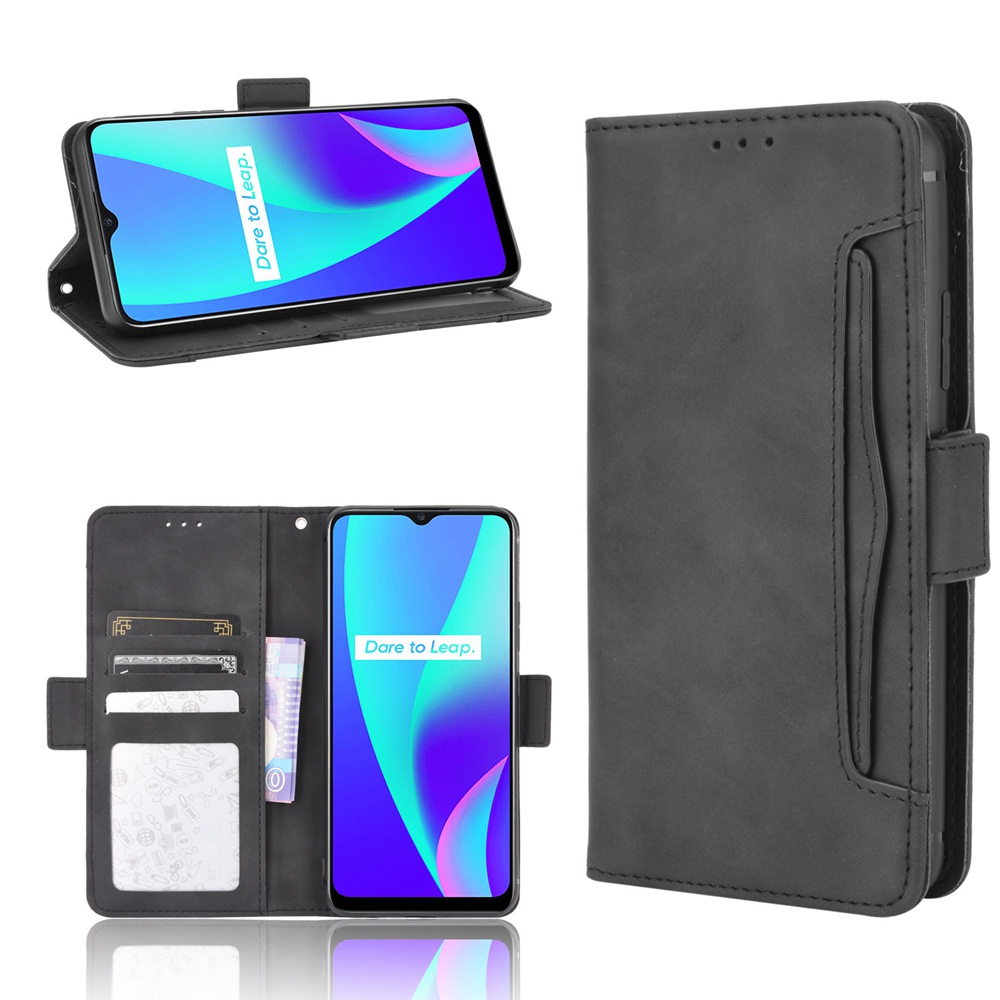 เคสโทรศัพท์มือถือหนัง PU ฝาพับแม่เหล็ก พร้อมช่องใส่บัตรหลายช่อง ตั้งได้ ...