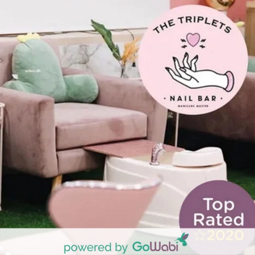 [E-voucher]The Triplets Cafe X Nail Bar-(60 min) | Shopee Thailand