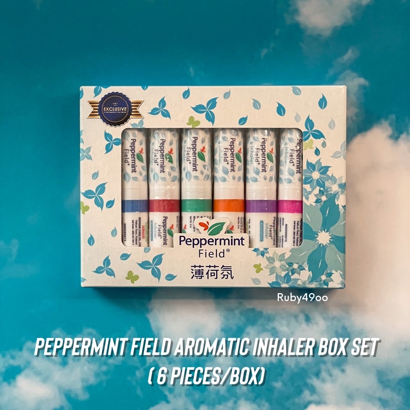 Peppermint Field aromatic Inhaler box set ( 6 pieces/box) yadom เป็ป ...