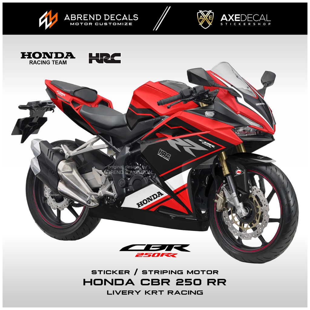 Striping Honda Cbr 250 RR Livery KRT Racing / Cbr 250 สติ๊กเกอร์รถ ...