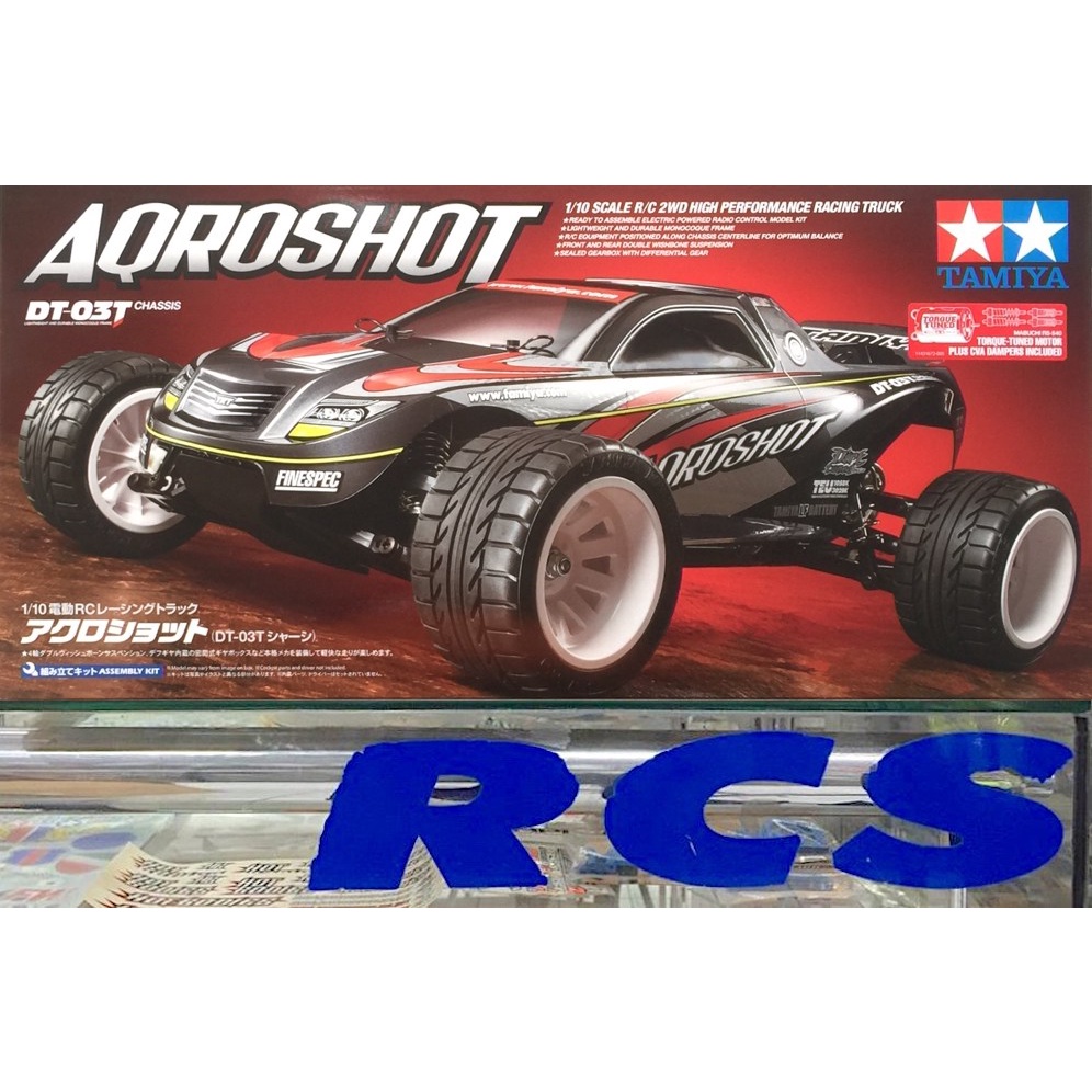 🏁 TAMIYA 58610A ชุดคิท AQROSHOT (DT-03T) (ไม่มีสปีดคอนโทรล without ESC ...