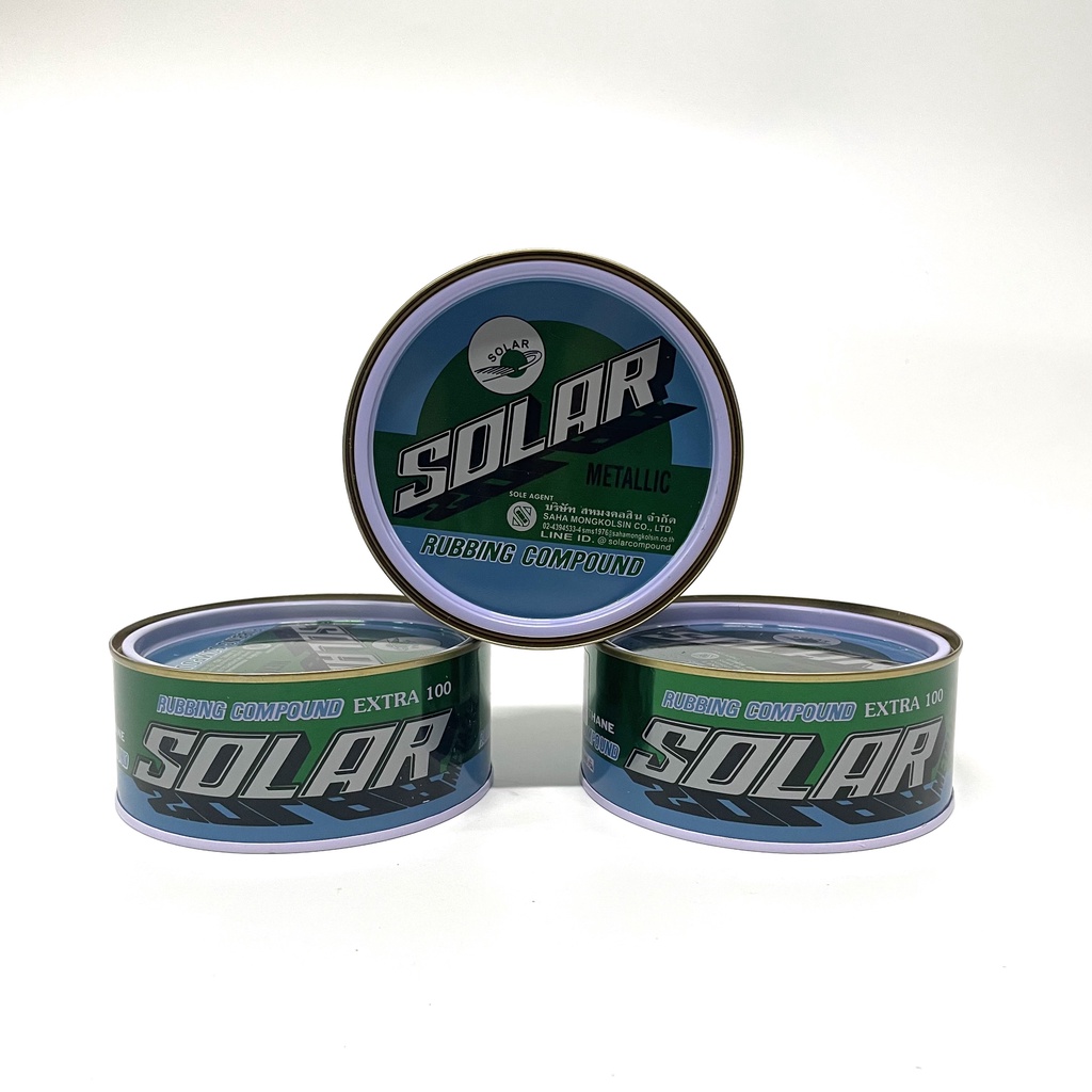 Solar | Solar Extra 100 ยาขัดโซลาร์ ยาขัดโพลียูรีเทน ขนาด 500 กรัม ยาขัดลบรอย ยาขัดหยาบ ยาขัดลบ ...