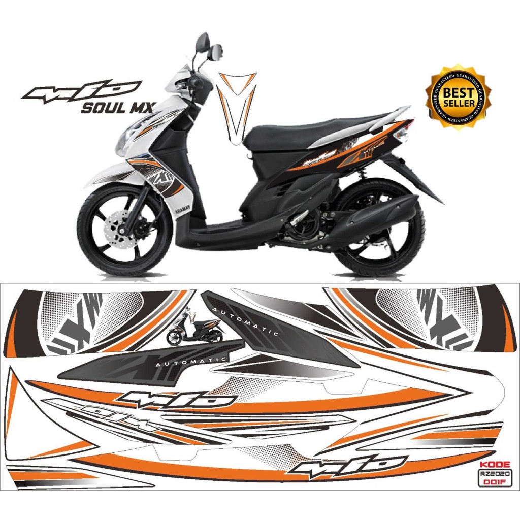 สติ๊กเกอร์ Yamaha Mio Soul Mx Striping | Shopee Thailand