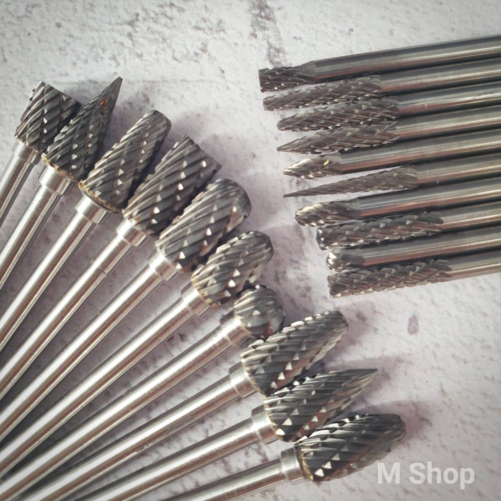 เหล็กเจียร ดอกเจียรคาร์ไบด์ ดอกกัดเหล็ก Dragon แกน 3 มิล 20 ตัวชุด ...