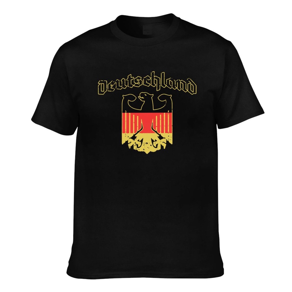 Deutschland Eagle Emblem Germany German Flag เสื้อยืดผ้าฝ้ายผู้ชาย ...