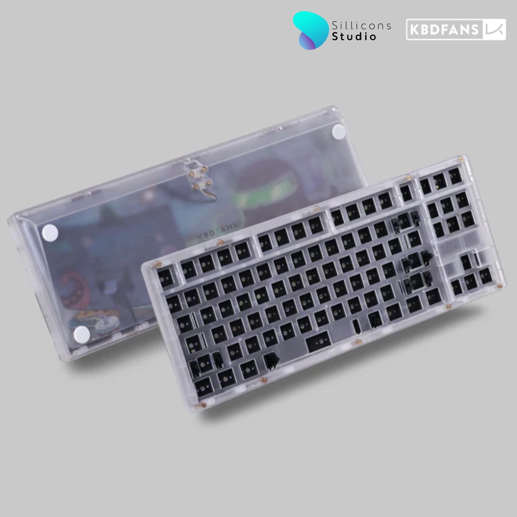 KBDFANS TIGER LITE KEYBOARD KIT - Transparent white | Shopee Thailand