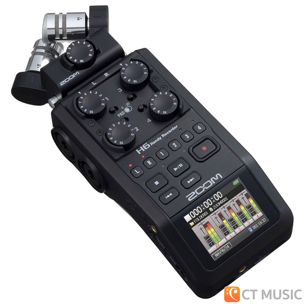 Zoom H6e / H6 Handy Recorder H6essential เครื่องบันทึกเสียง Zoom H6 H 6 ...