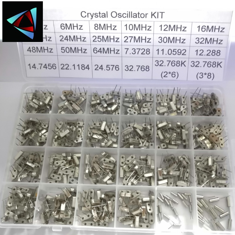 480PCS Hc 49S 24 X20pcs Crystal Oscillator อิเล็กทรอนิกส์ชุด Resonator ...