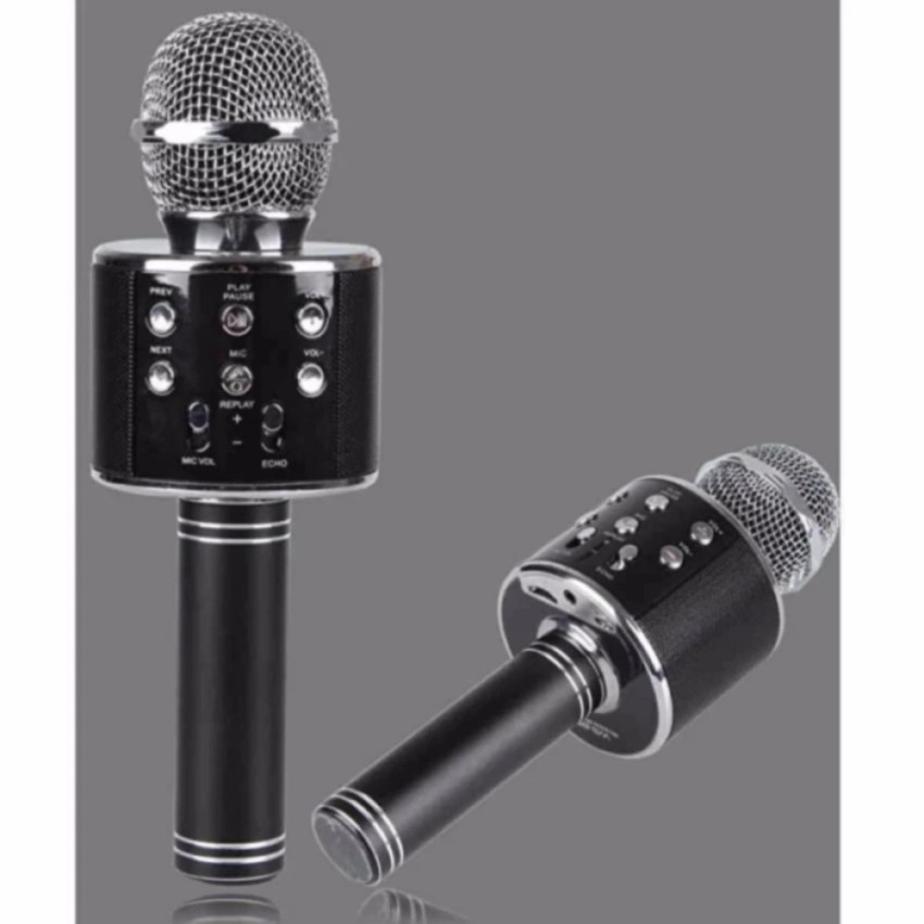 Wster Wireless Microphone HIFI Speaker WS-858 เครื่องเล่นคาราโอเกะ บลูทูธ ไร้สาย ไมโครโฟน ...