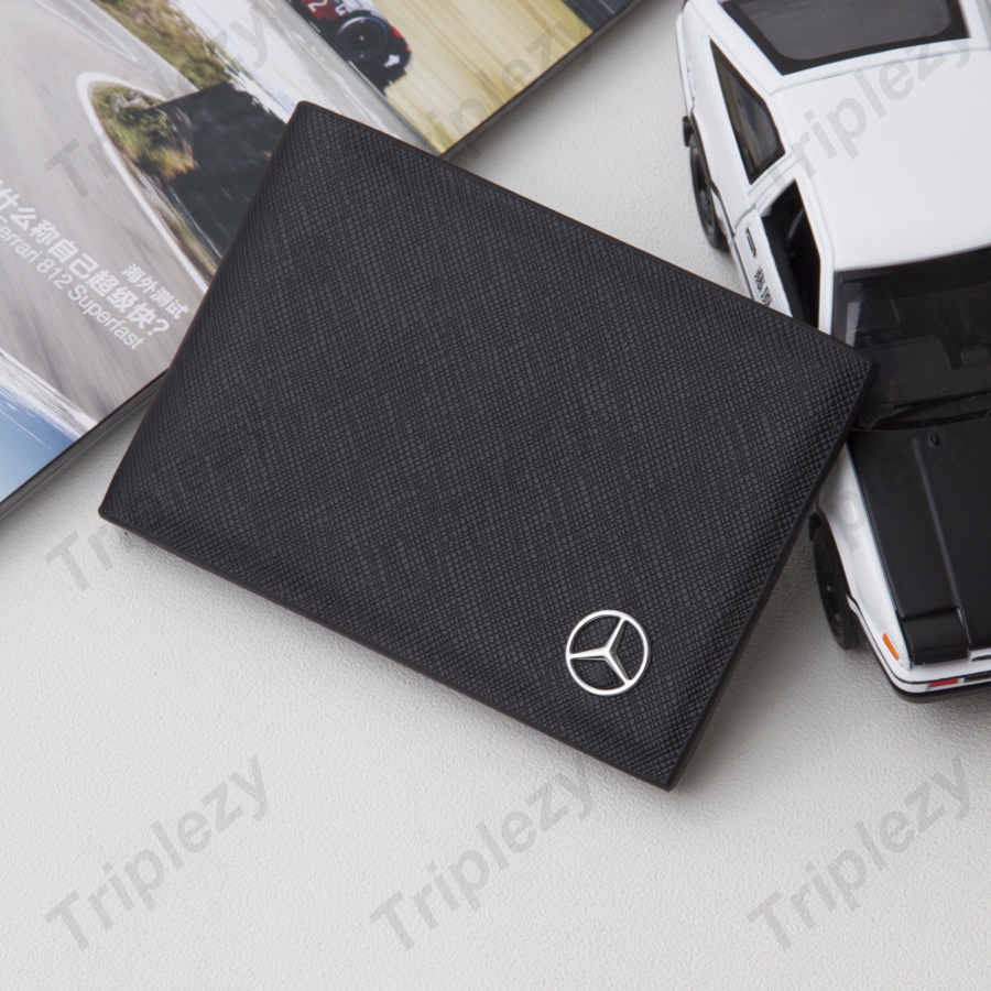 กระเป๋าสตางค์หนัง ใส่บัตรเครดิต ใบขับขี่รถยนต์ สําหรับ Mercedes Benz C200L C260L E300L 1 ชิ้น ...