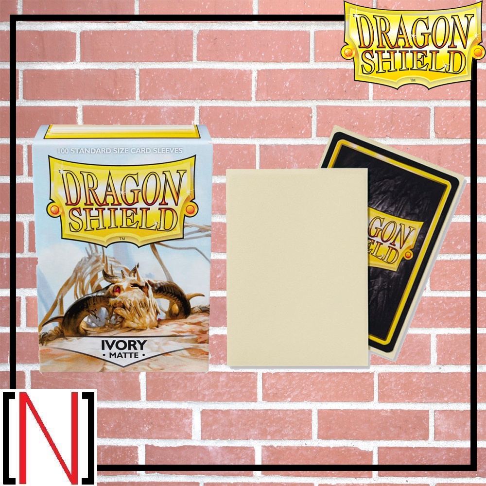 [Sleeve][ซองใส่การ์ด] DragonShield - Matte Ivory 100ใบ [MTG][Pokemon ...