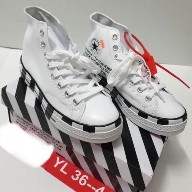 Converse x Off-white โรงงานผลิตไม่ผ่านQC | Shopee Thailand