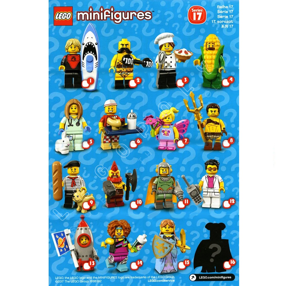 71018 : LEGO Minifigures Series 17 (สินค้าถูกแพ็คอยู่ในซองไม่โดนเปิด ...