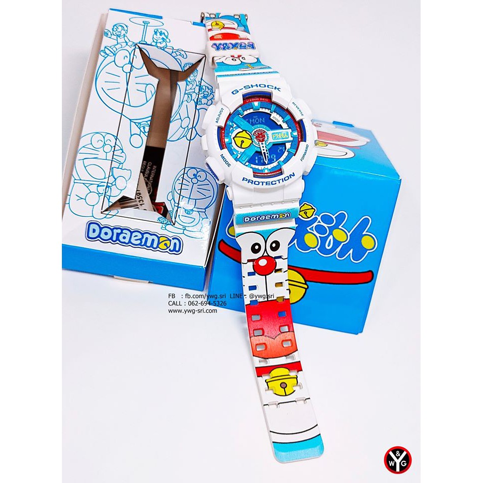 G-SHOCK Custom Doraemon (GA-110) นาฬิกาข้อมือ กันน้ำ ดีไซน์สวย มีสไตล์ ...