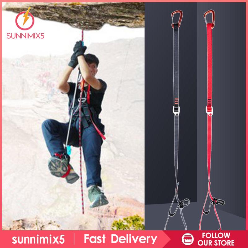 Strong Climbing Foot Ascender Foot Riser Loop Carabiner Harness ...