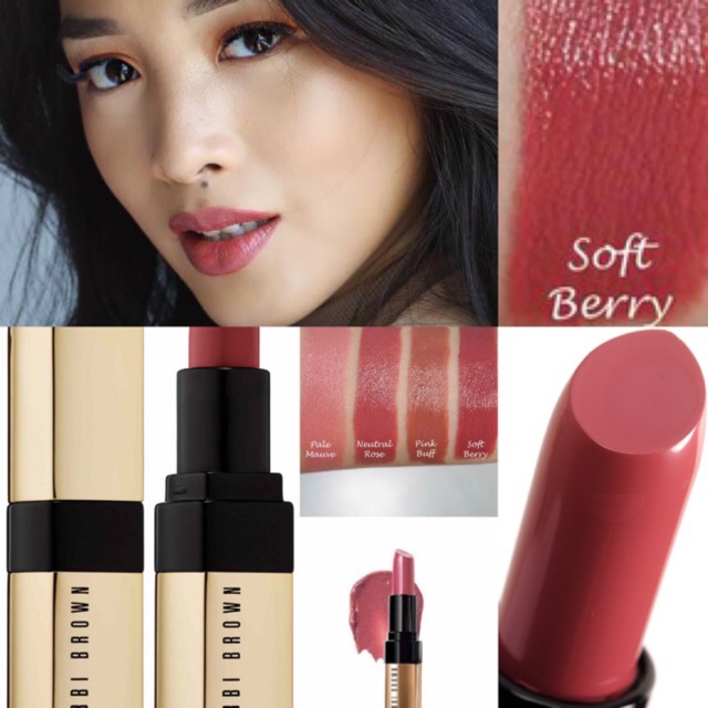 แท้ 💯 Bobbi brown luxe lip color - soft berry ขนาด full size | Shopee ...