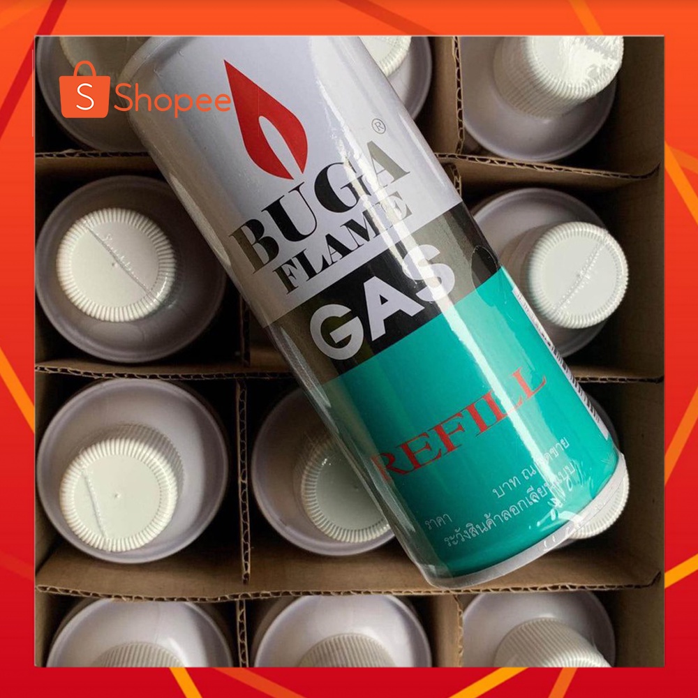 ยกโหล BUGA FLAME GAS แก๊สกระป๋อง เติมไฟเช็ค แก๊สไฟเช็ค แก๊สเติมไฟแช็ค ...
