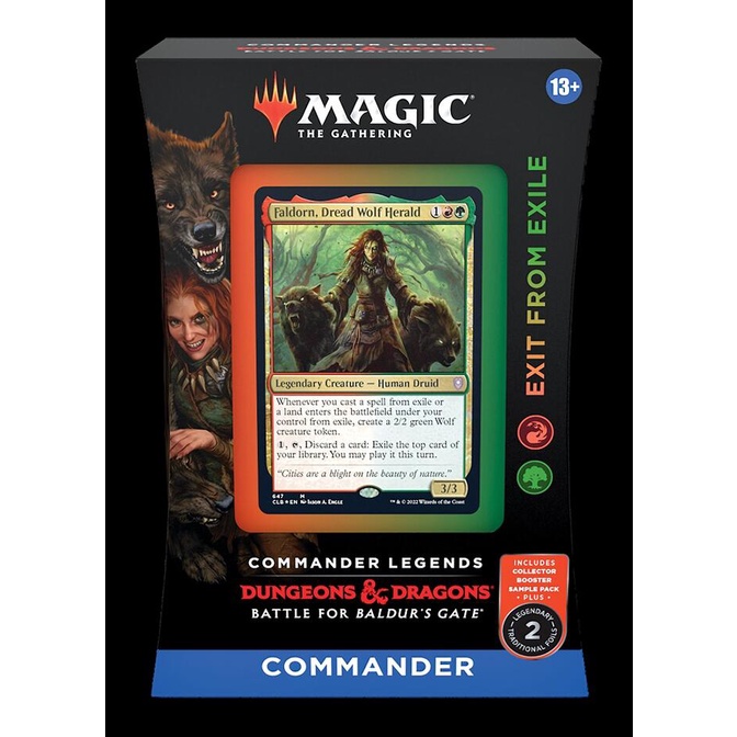 MTG Commander Legends Battle for Baldur's Gate Commander Deck , Mind ...