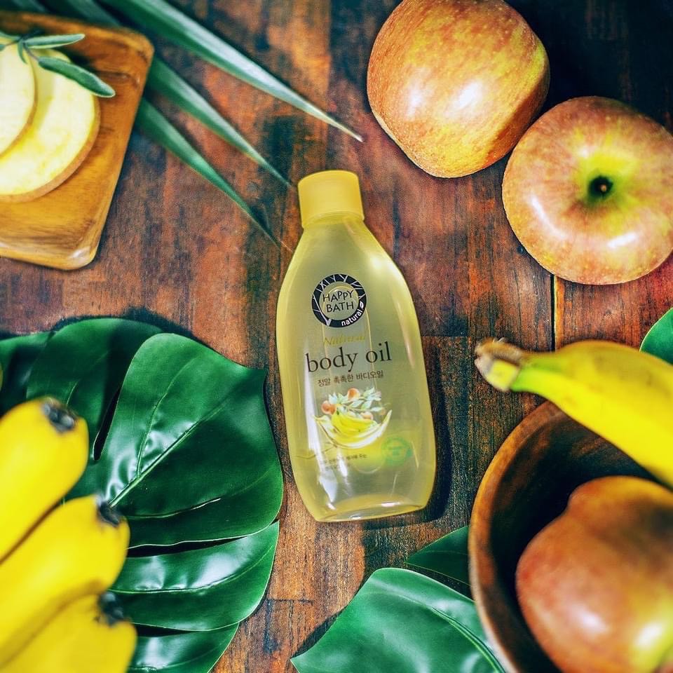 Happy Bath Natural Body Oil 250ml | Shopee Thailand