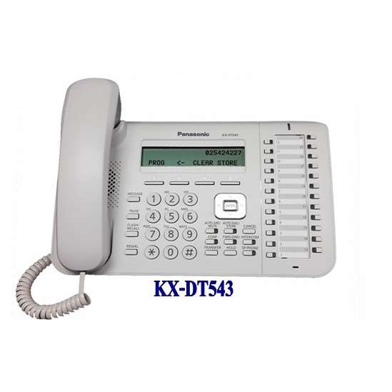 KX-DT543X Panasonc เครื่องโทรศัพท์แบบคีย์ สำหรับตั้งค่าต่างๆ ควบคุมตู้สาขา ทำหน้าที่เป็น ...