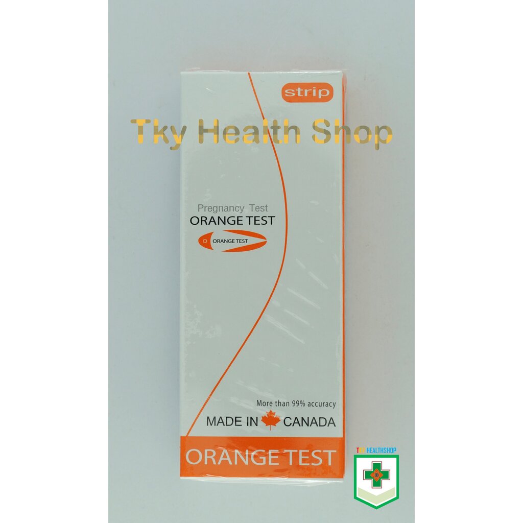 Orange Test Pregnancy Test Strip ชุดตรวจการตั้งครรภ์แบบจุ่ม บรรจุ 1 ชุด ...