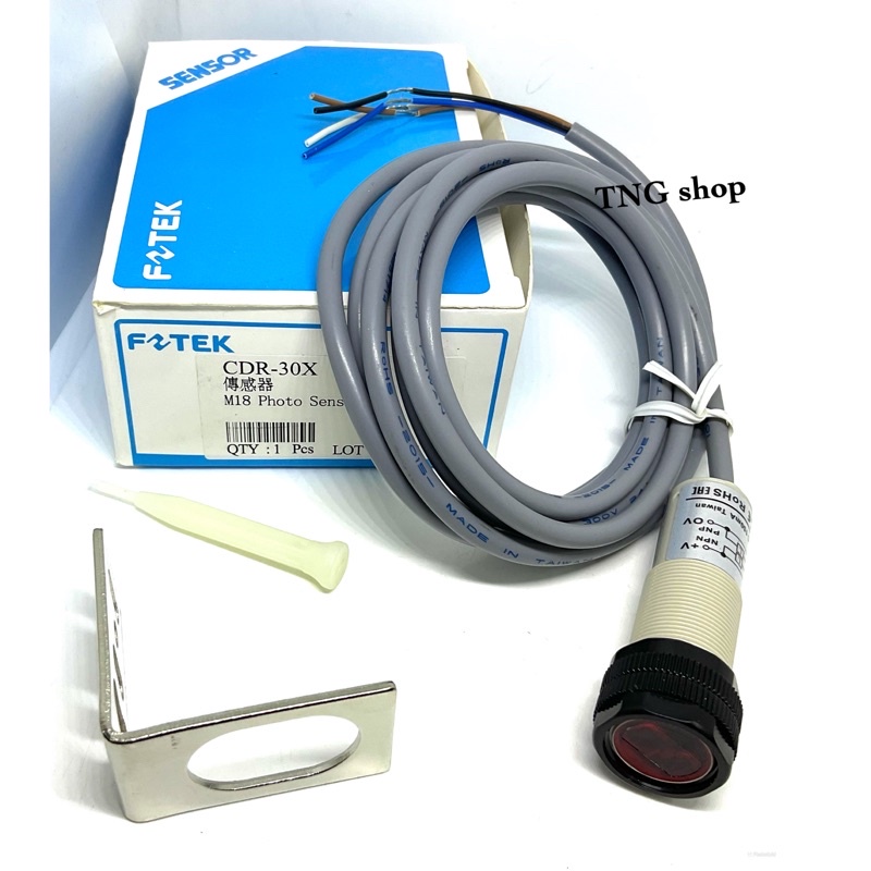 CDR-30X sensor เซ็นเซอร์ FOTEK M18 Photo ระยะจับ 5-30CM | Shopee Thailand