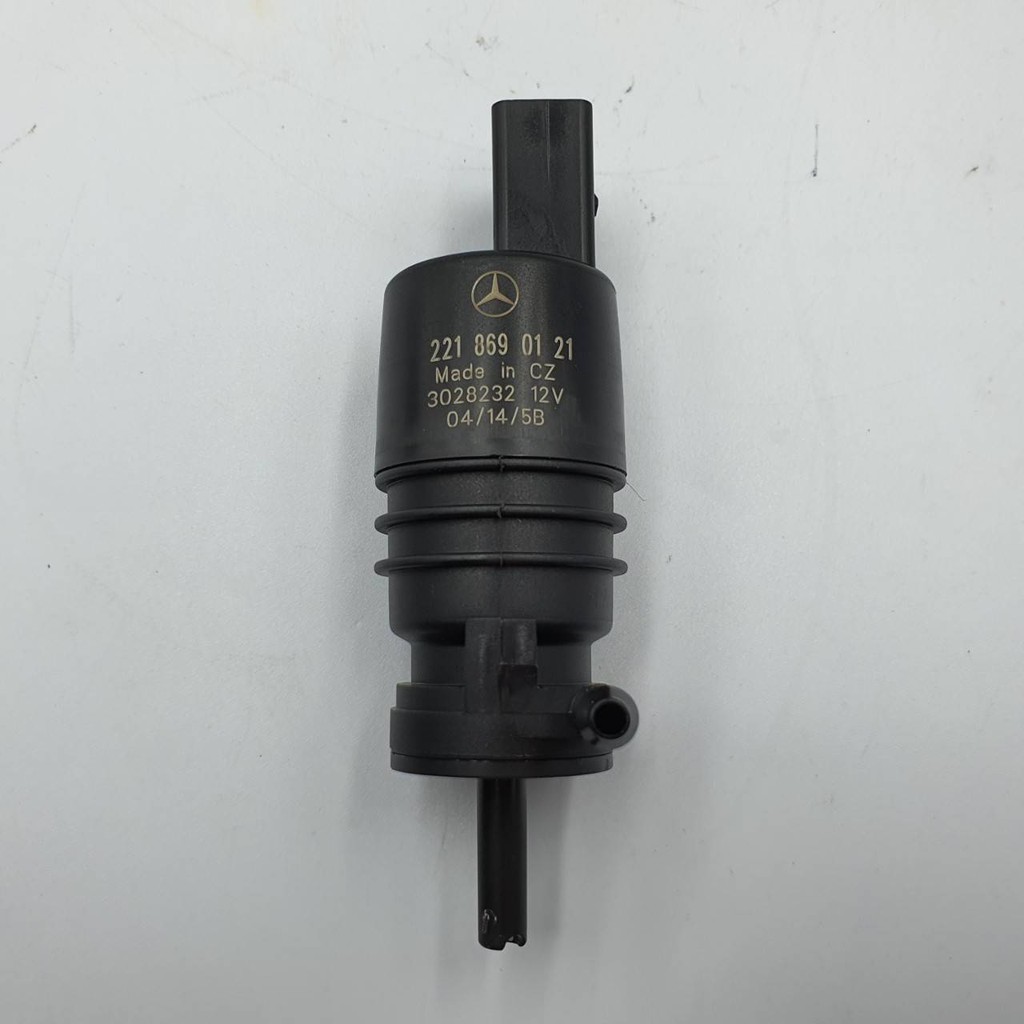 BENZแท้ มอเตอร์ฉีดน้ำฝน (ปลั๊กแบน) W203 W204 W209 W211 W212 W207 W221 ...